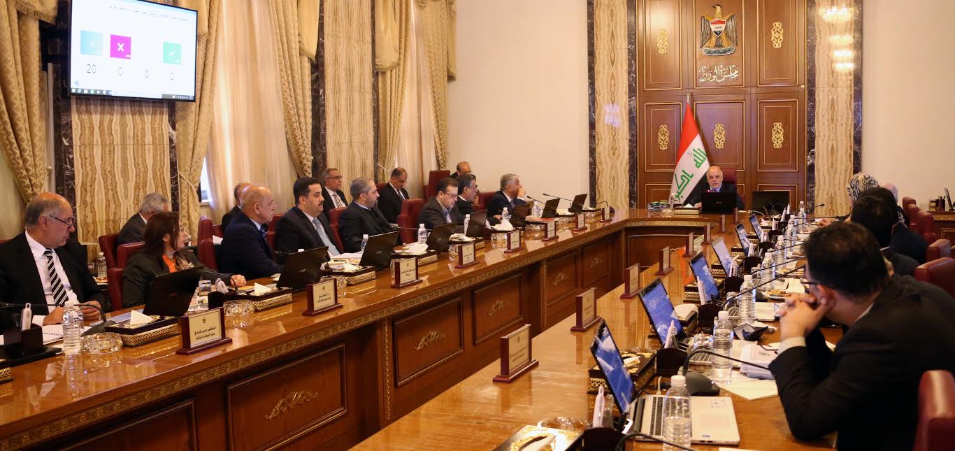 Iraqi Cabinet decisions: Jan. 3, 2017 - Iraq Oil Report
