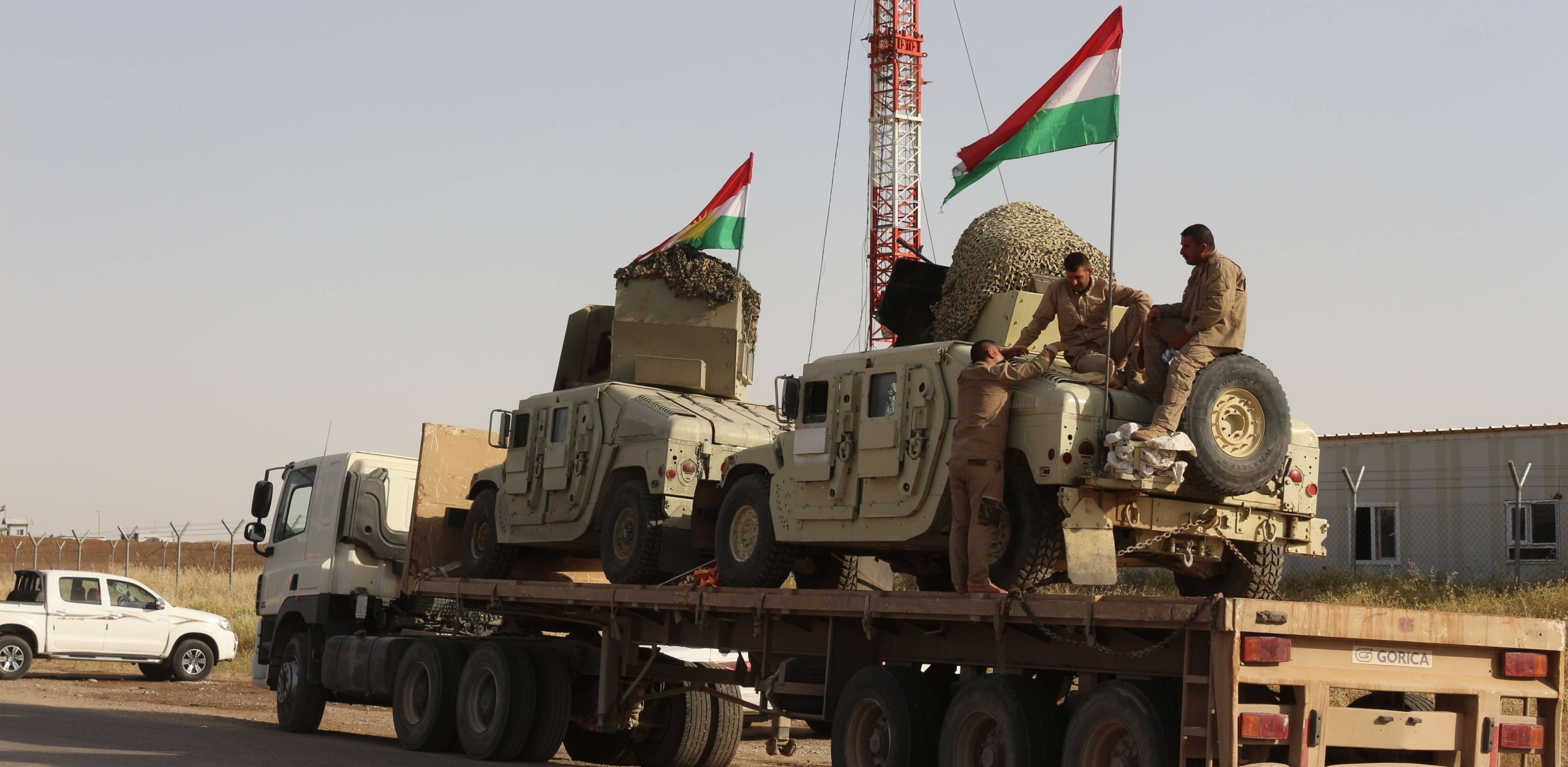 Kurdish forces liberate nine villages and re-secure an oil rig - Iraq ...